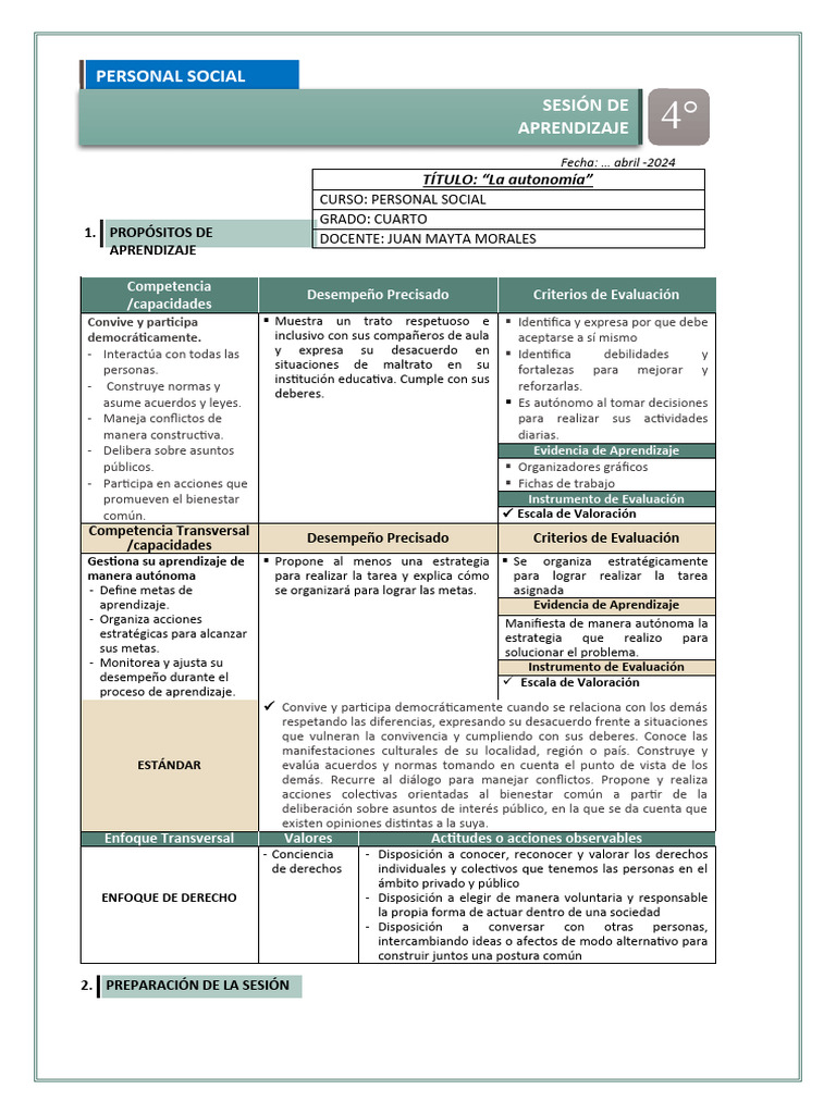 3° U2 Sem4 S7 Ps-Sesion | PDF | Pensamiento | Creatividad