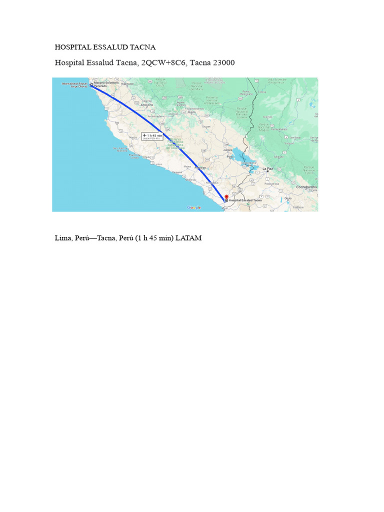 Hospital Essalud Tacna | PDF
