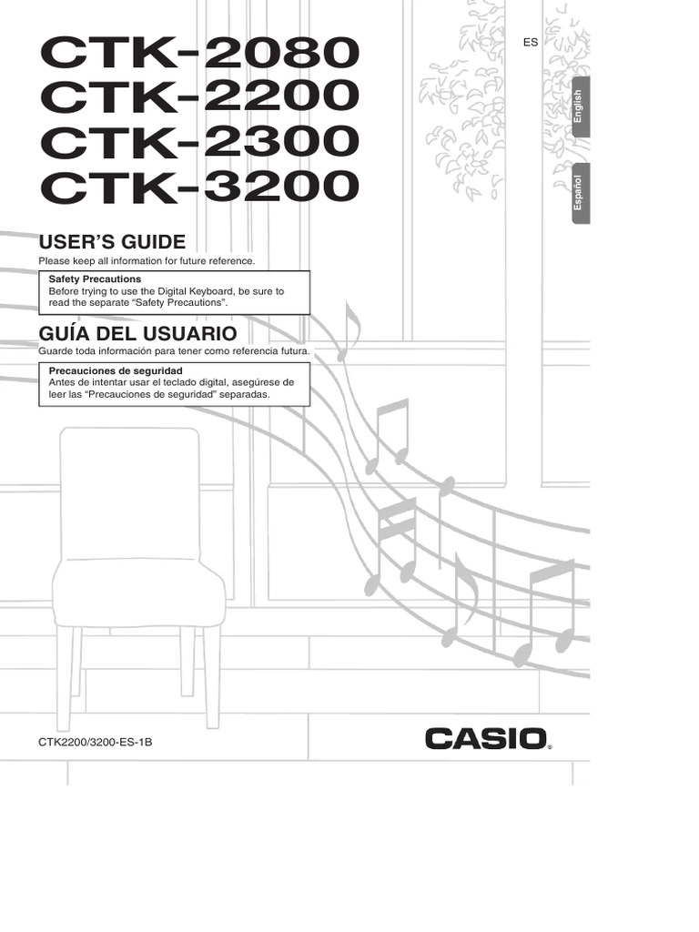 Guía Usuario Teclado Digital CTK2200/3200 | PDF | Informática | Tecnología