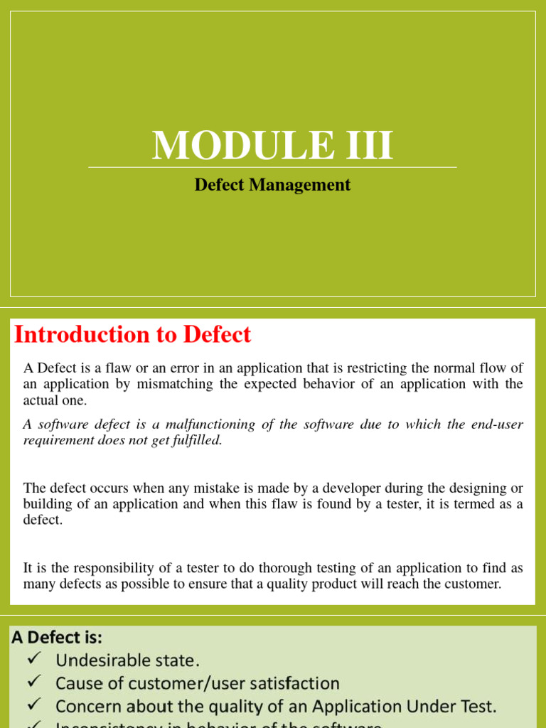 15-Defect Classification-Defect Management Process-Defect Life Cycle-19 ...
