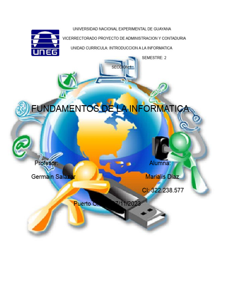 FUNDAMENTOS DE LA INFORMATICA | PDF | Hardware de la computadora | Memoria de sólo lectura