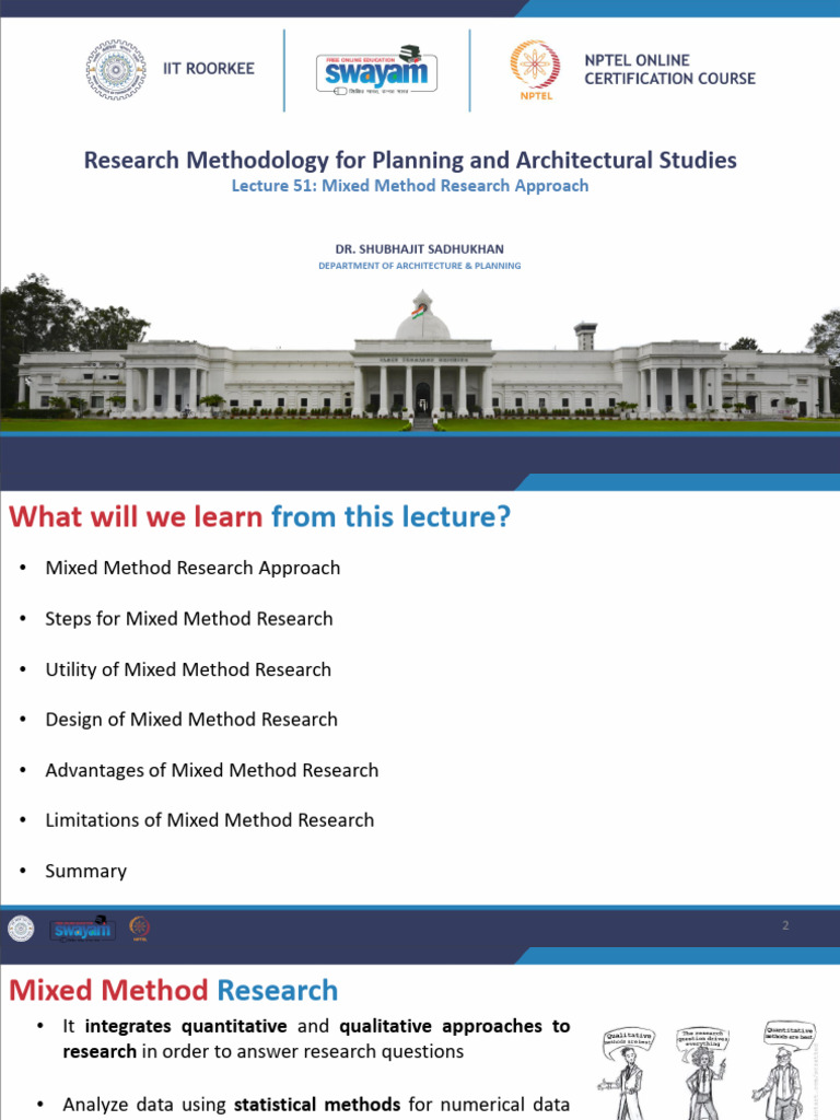 Lecture 51 Mixed Method Research Approach Download Free Pdf