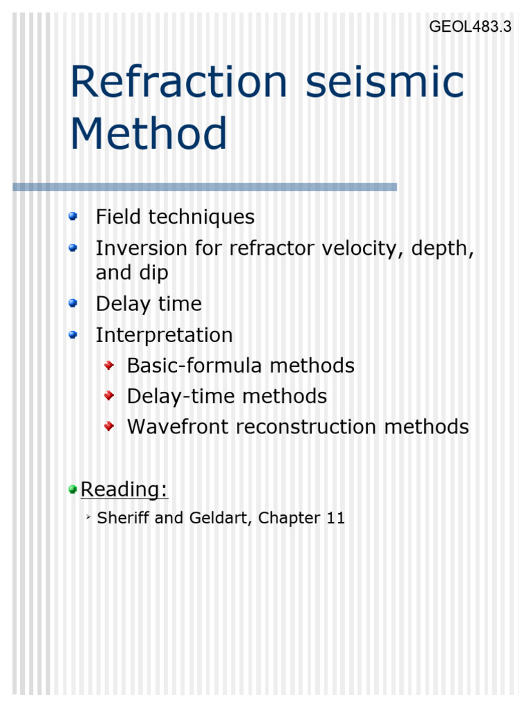 12-Refraction_method | PDF | Refraction