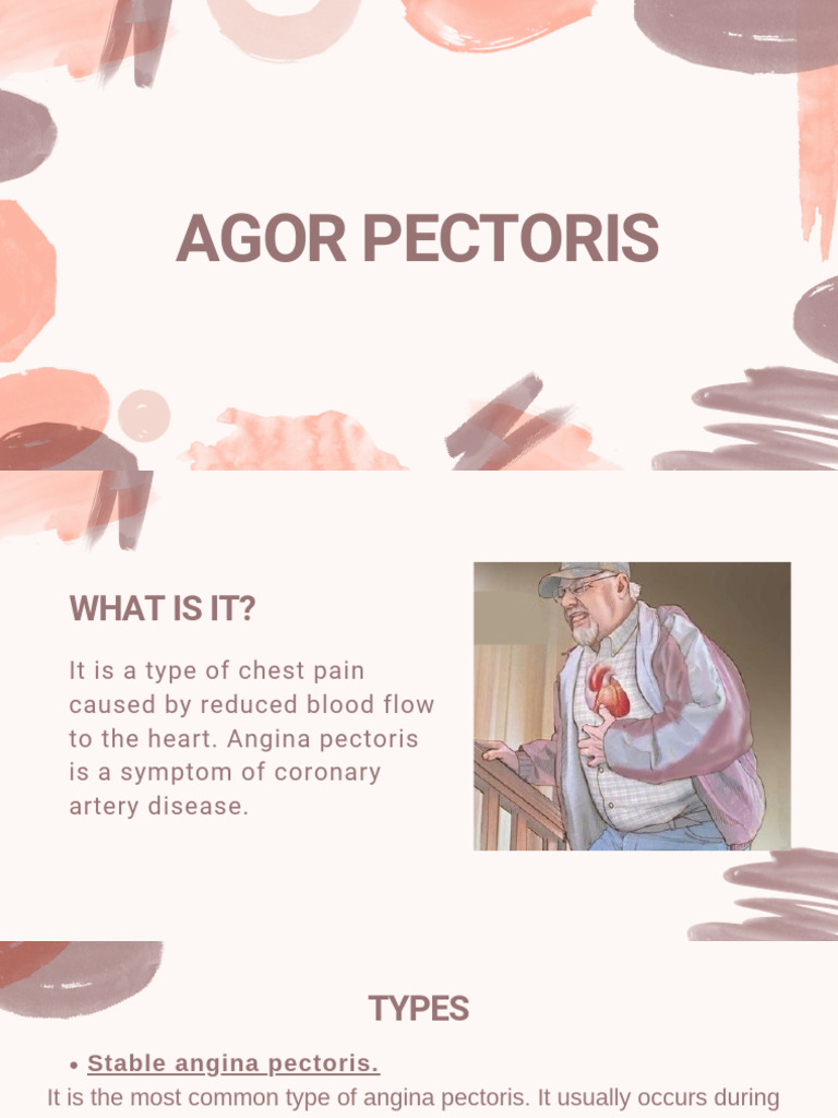 Agor Pectoris | PDF | Coronary Artery Disease | Clinical Medicine