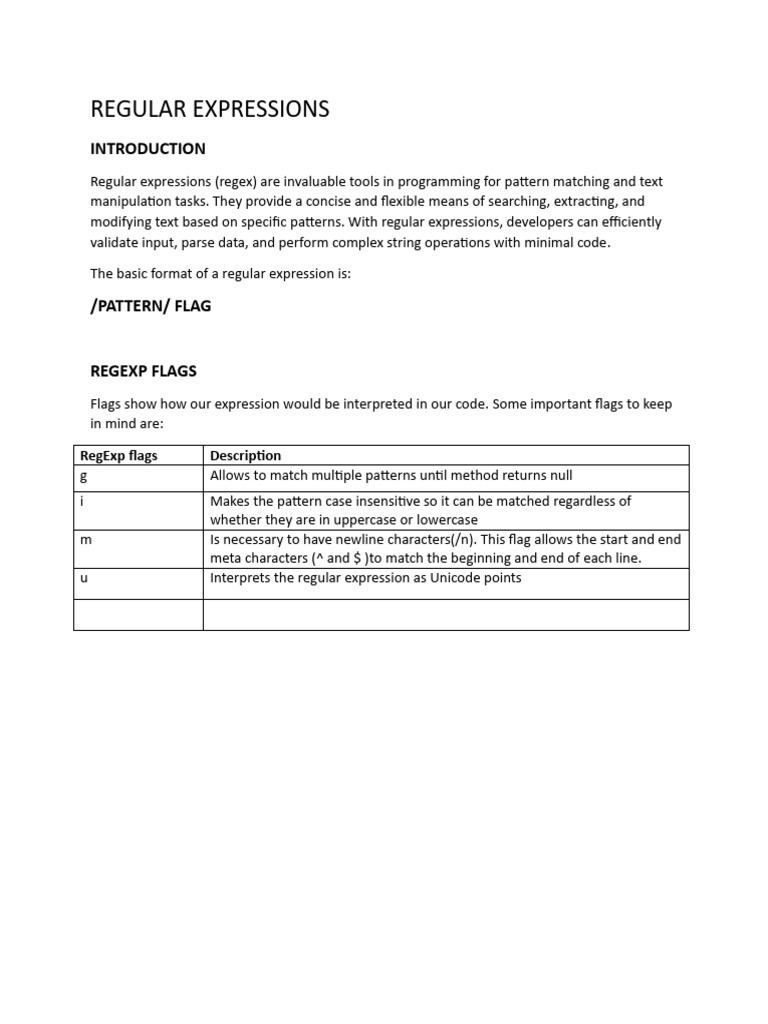 REGULAR EXPRESSIONS Workbook | PDF | Regular Expression | Computer Programming
