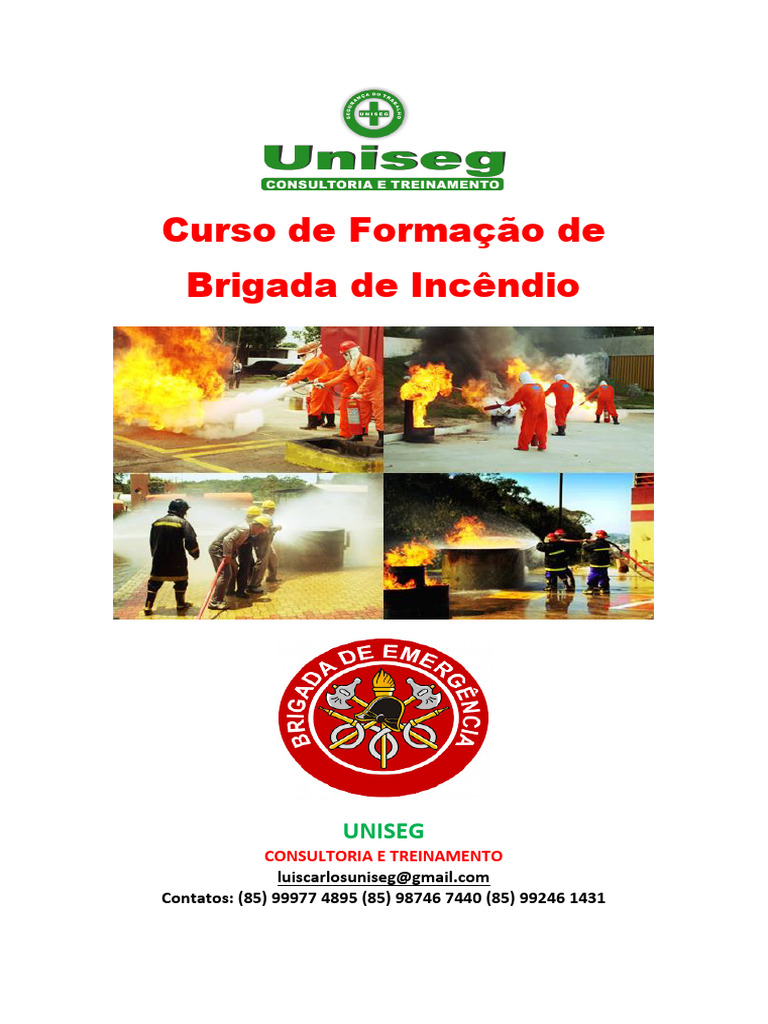 Nova Apostila Da Brigada de Incêndio Unuseg 2021 | PDF | Combustão ...