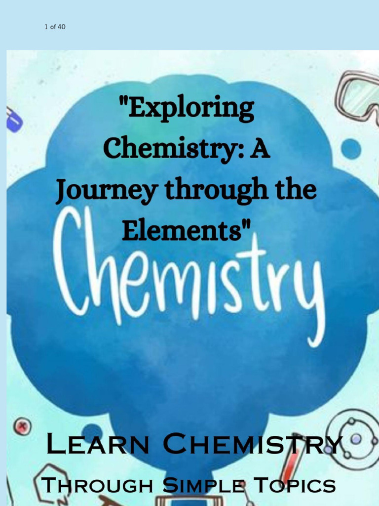 Chemistry Fundamentals and Concepts | PDF | Chemical Bond | Ph