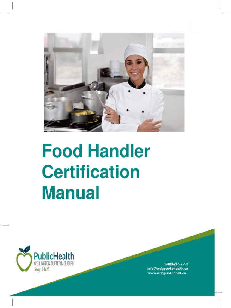 Food Handler Certification Manual WDGPH Aug 2021 | PDF | Food Safety ...
