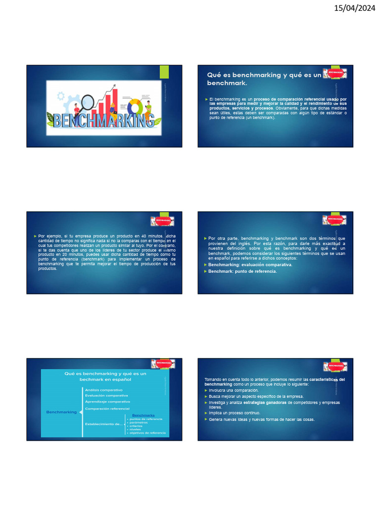 Benchmarking PDF | PDF | Benchmarking | Business