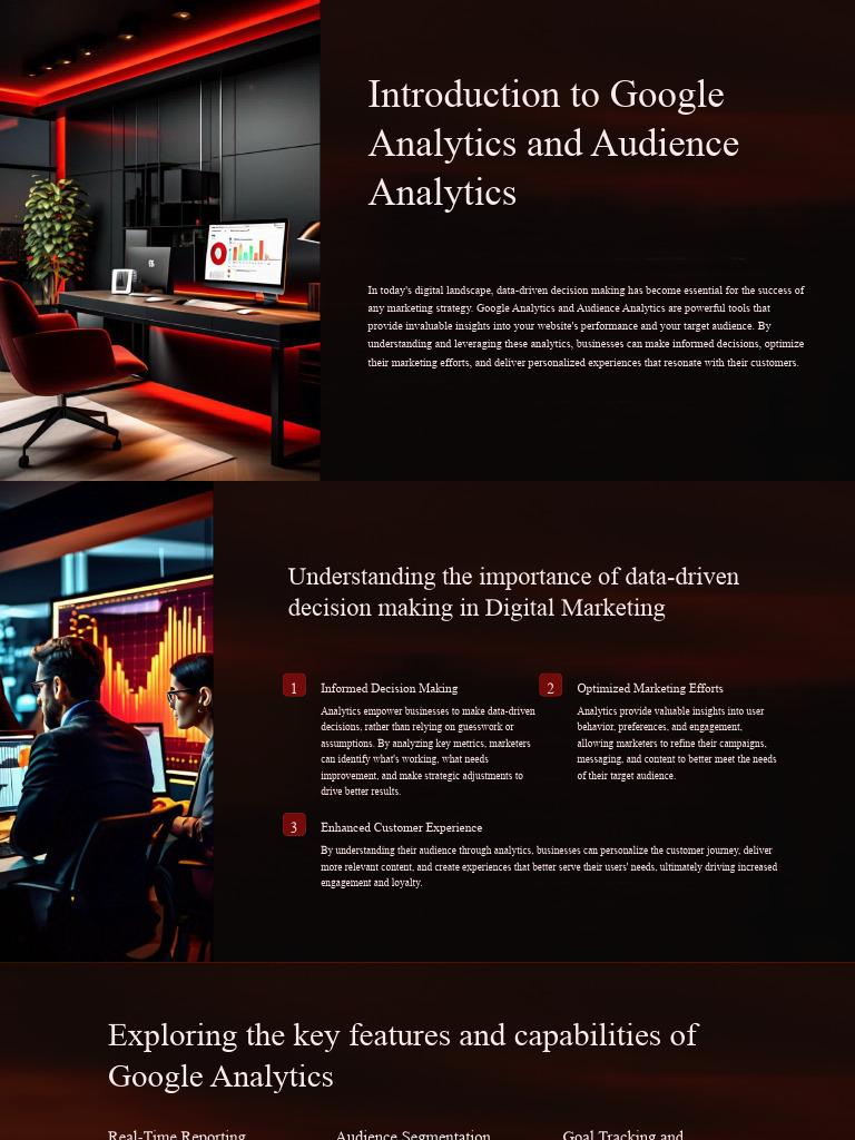Introduction To Google Analytics and Audience Analytics | PDF ...