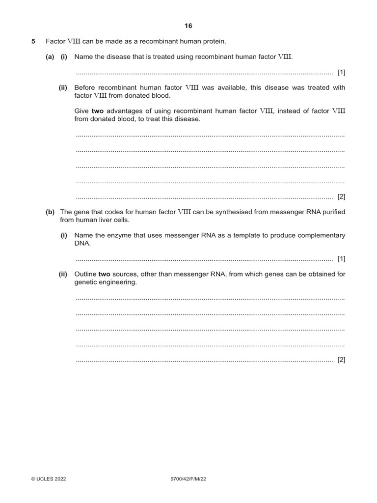 GENETIC ENGINEERING Modern Topical Questionpaper | PDF | Genetic Engineering | Gene