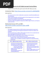 Ed 243 High Leverage Practices Part B | PDF | Educational Assessment ...