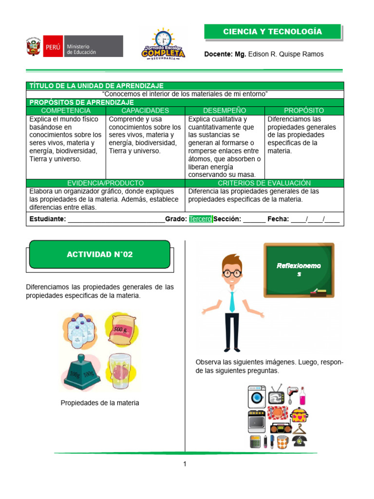 Propiedades de la Materia | PDF | Importar | Sal (química)
