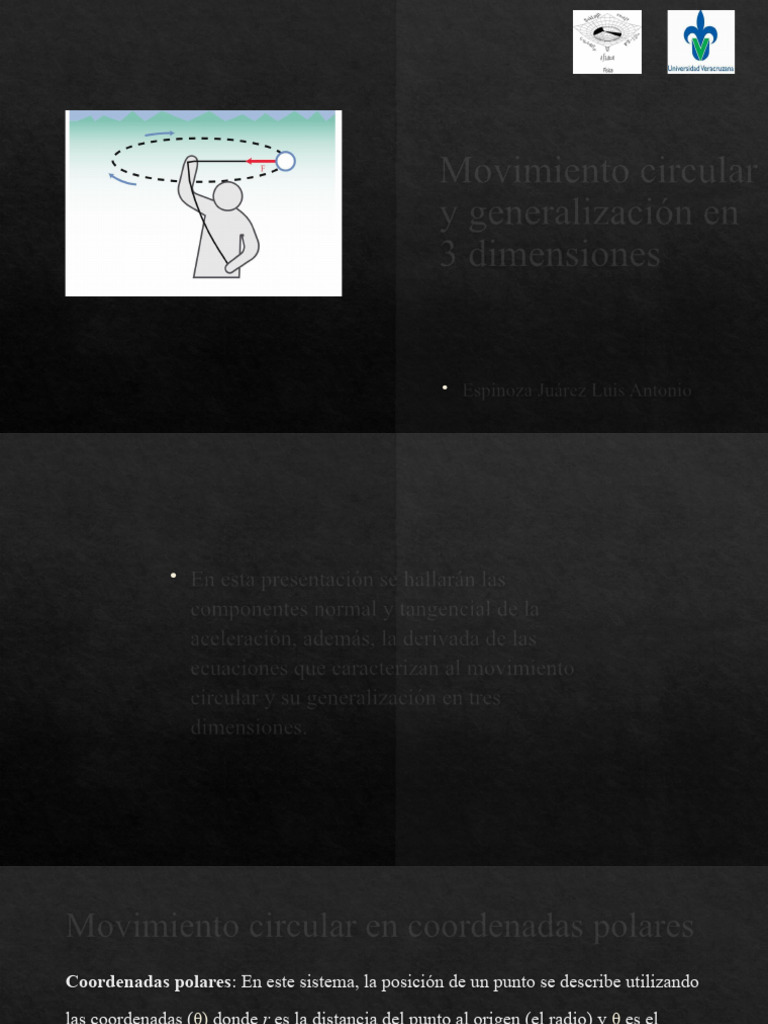 Aceleración Normal y Tangencial en El Movimiento Circular | PDF ...