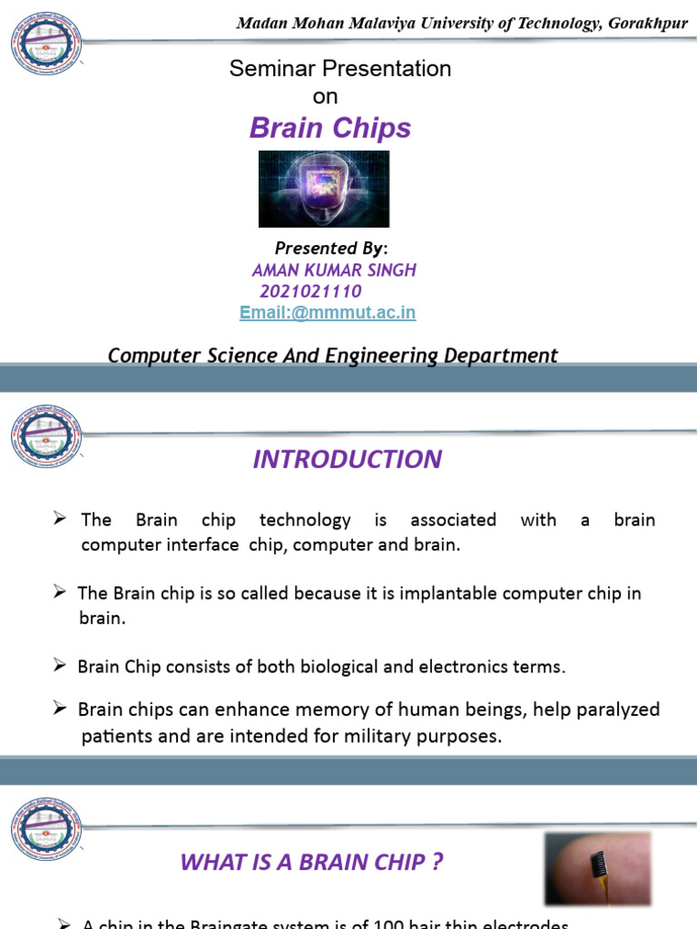 Presentation 1 | PDF | Brain | Computing