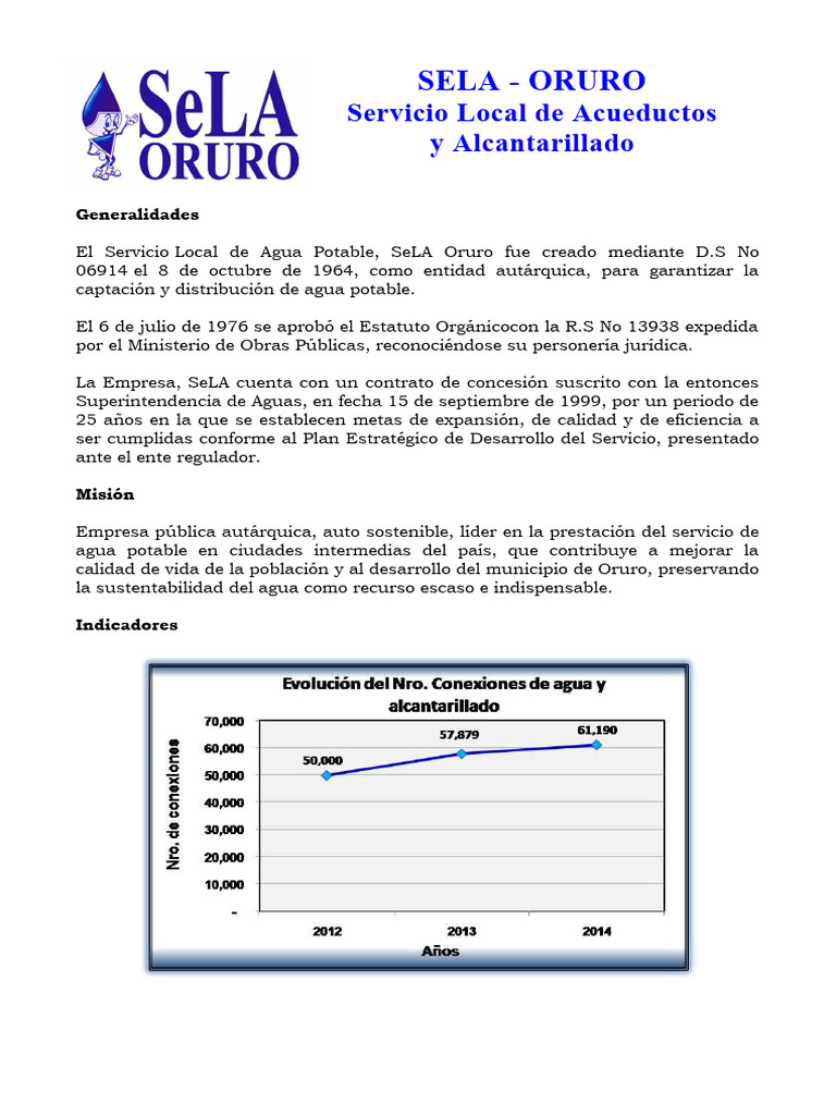 Calidad de Agua Oruro-Sela | PDF | Agua potable | Agua