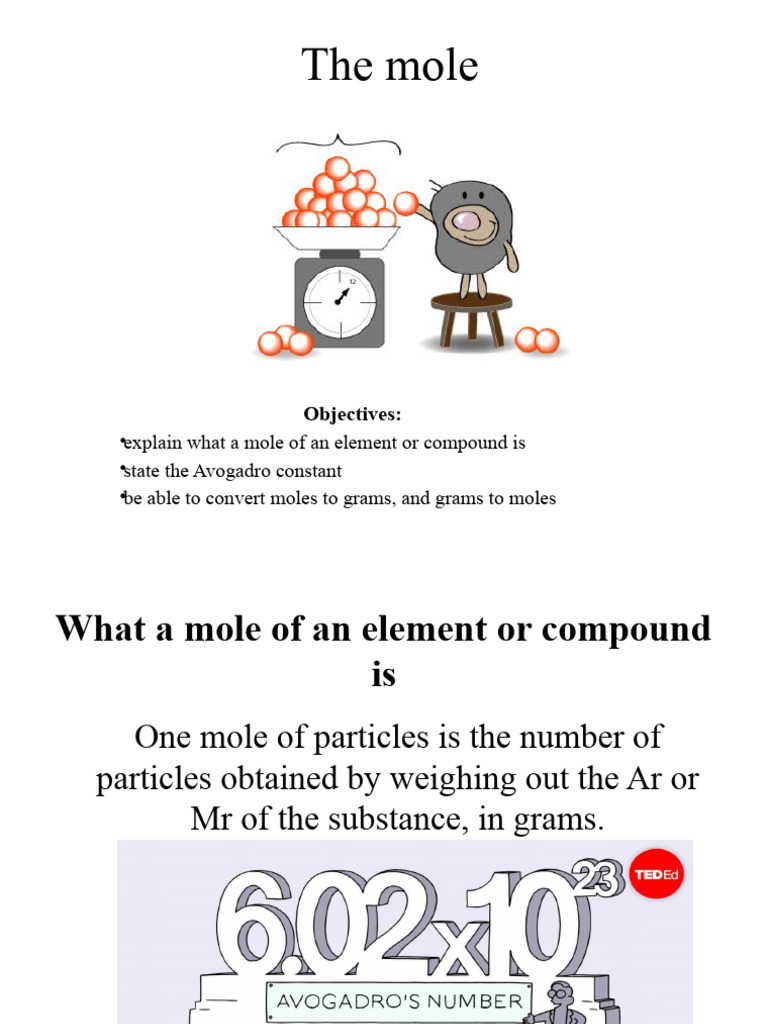 The Mole | PDF | Mole (Unit) | Chemistry