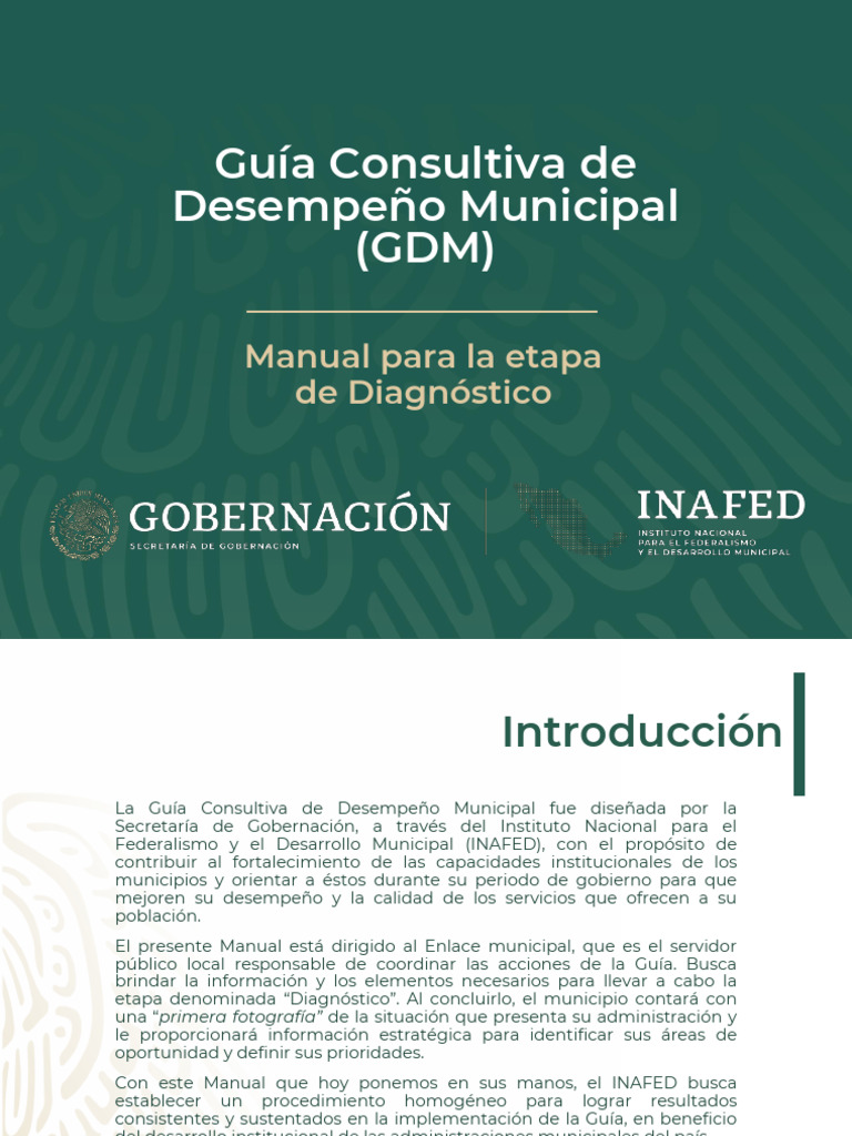 Manual de Diagn Stico de La GDM 2020 Ok | PDF | Concesión (contrato) | Planificación