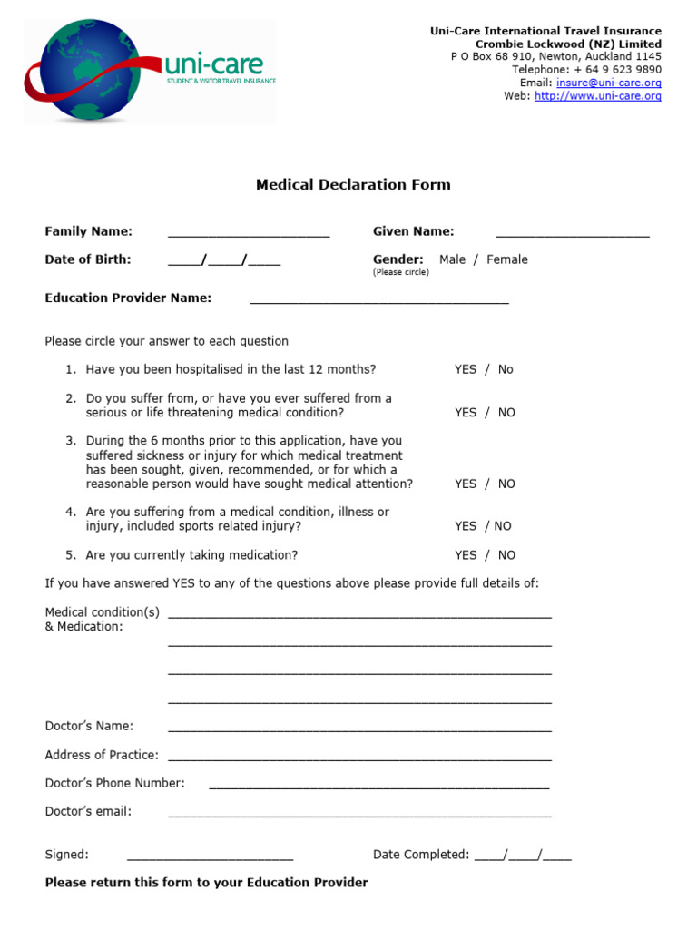 Medical Declaration International | PDF | Social Programs | Health Care