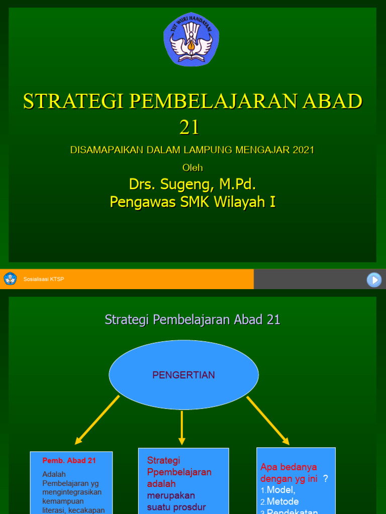 Strtegi Pembelajaran Abad 2121 | PDF | Karier & Perkembangan | Ilmu Sosial