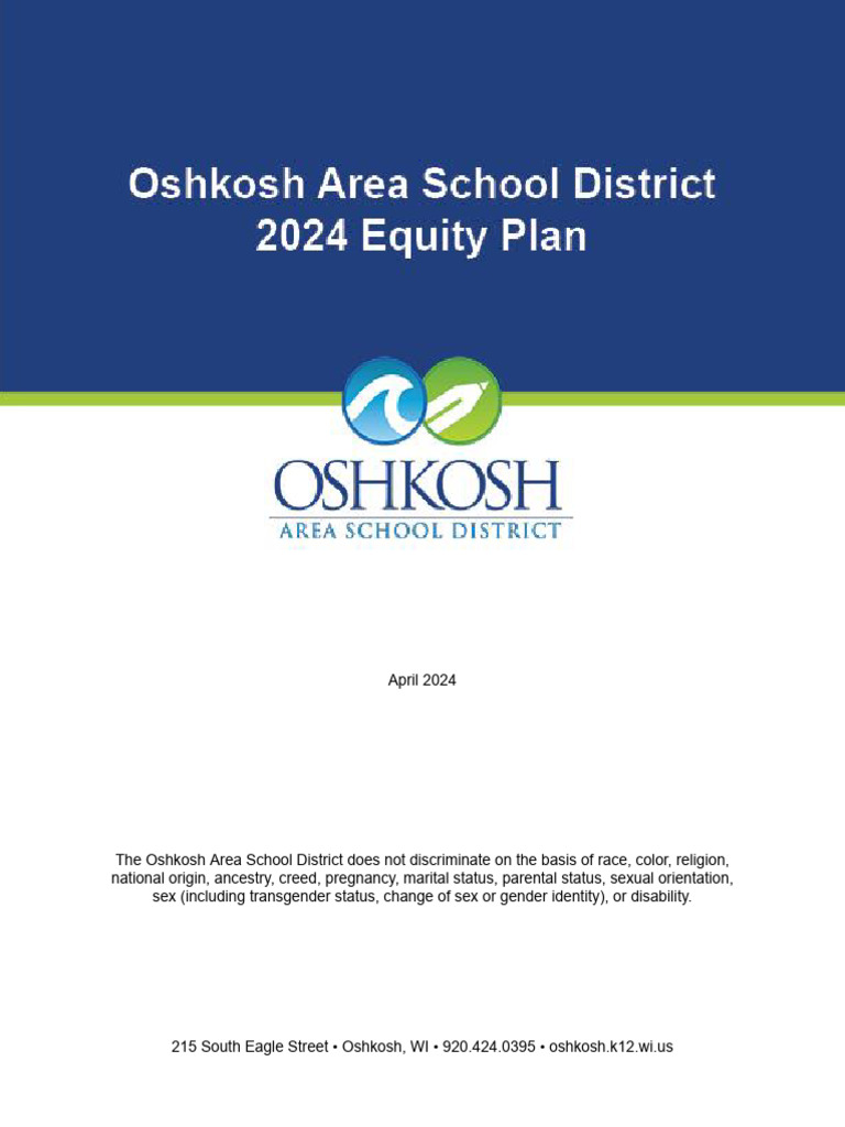OASD Equity Plan | PDF | Goal | Learning