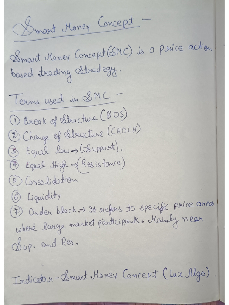 Smart Money Concept | PDF