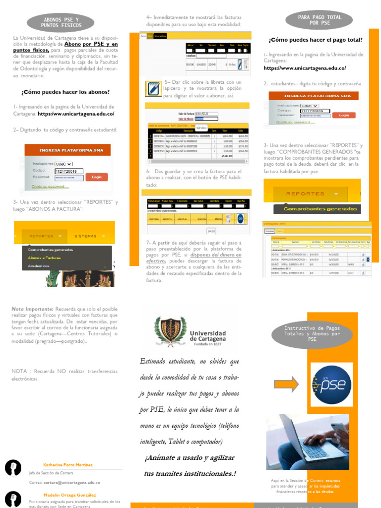 Instructivo para Abonos y Pagos Totales Pse | PDF | Informática