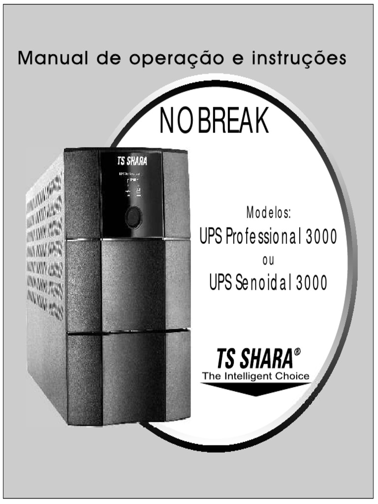 Manual UPS Professional e Senoidal 3000 | PDF | Technology & Engineering