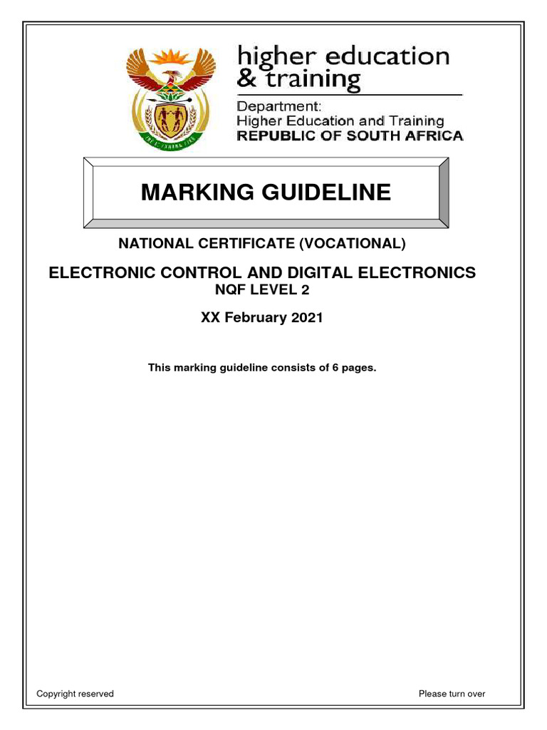 2021 Mar NC960 - Electronic Control and Digital Electronics L2 Feb Memo 2021 | PDF | Computer ...