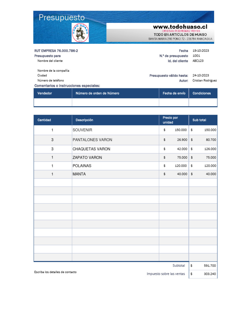 Cotizacion 19 10 2023 | PDF Cotizacion 19 10 2023 | PDF