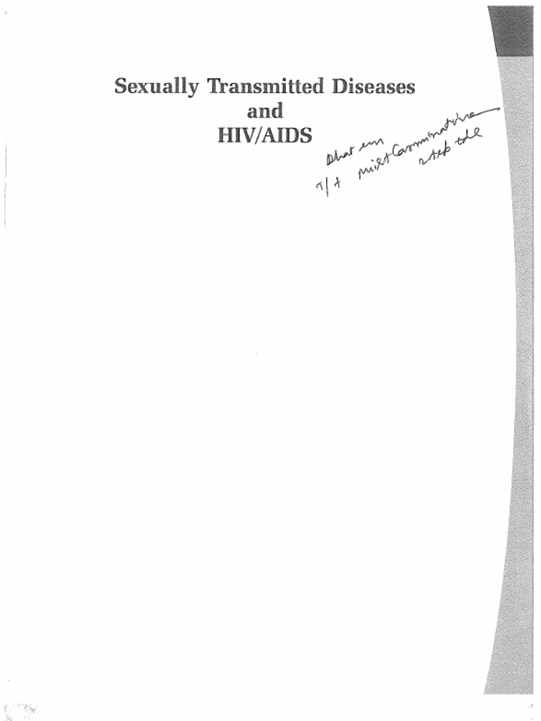 Sexually Transmitted Diseases and HIV - AIDS | PDF