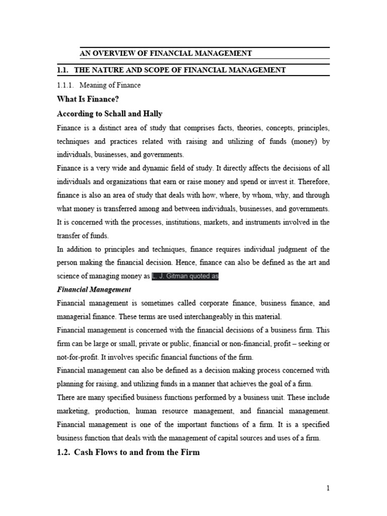 FM CH 1 | PDF | Securities (Finance) | Financial Markets