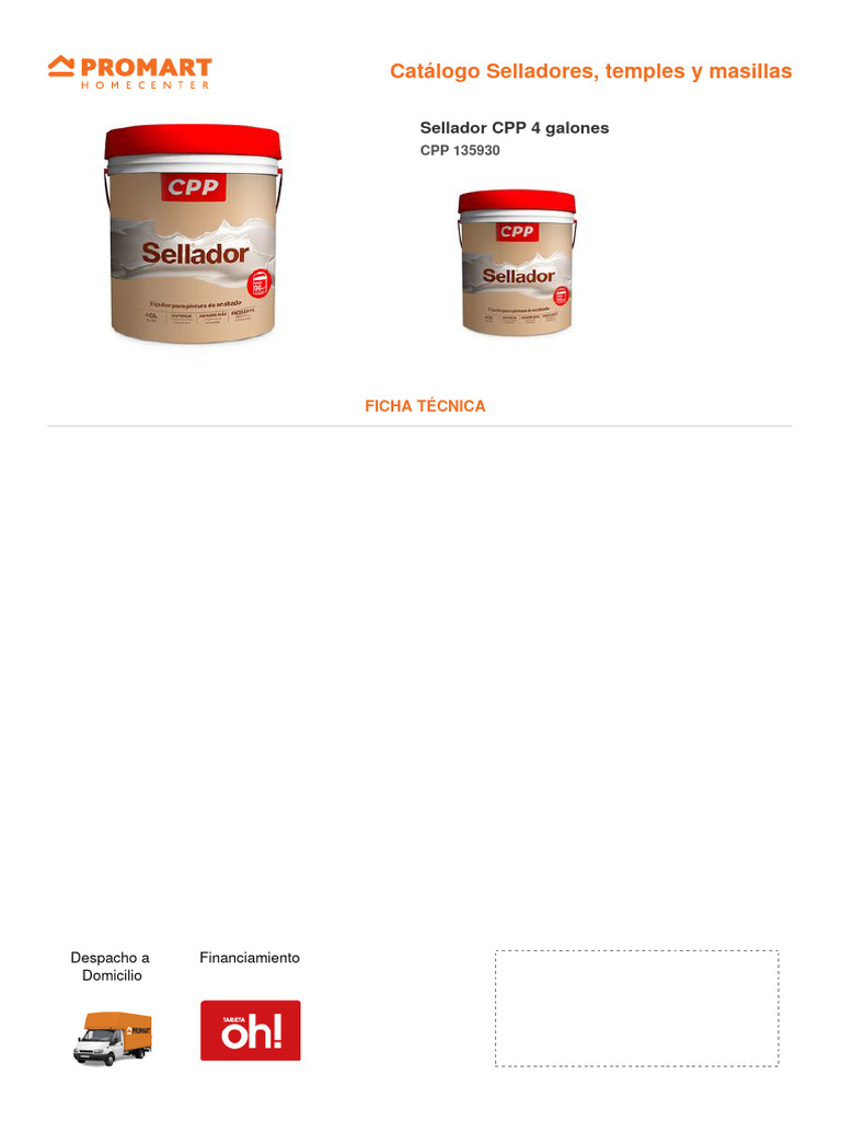 Sellador CPP 4 | PDF