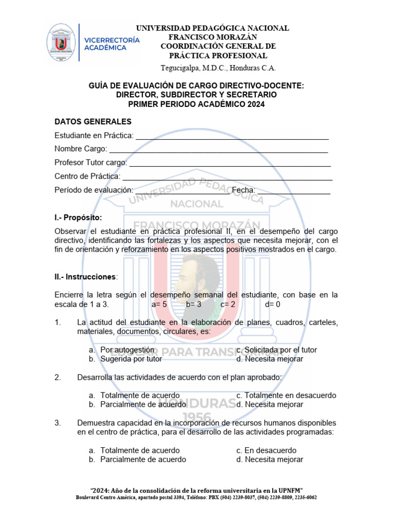 Iii. Evaluar Cargo Directivo | PDF