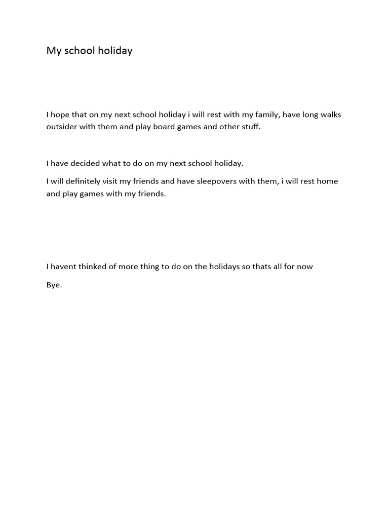 AJ Holiday | PDF | Language Arts & Discipline | Self-Improvement