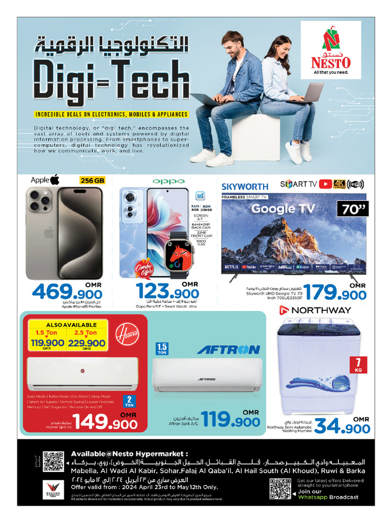 Nesto Digi-Tech Offer Valid From April - 23rd To May-12th 2024 | PDF