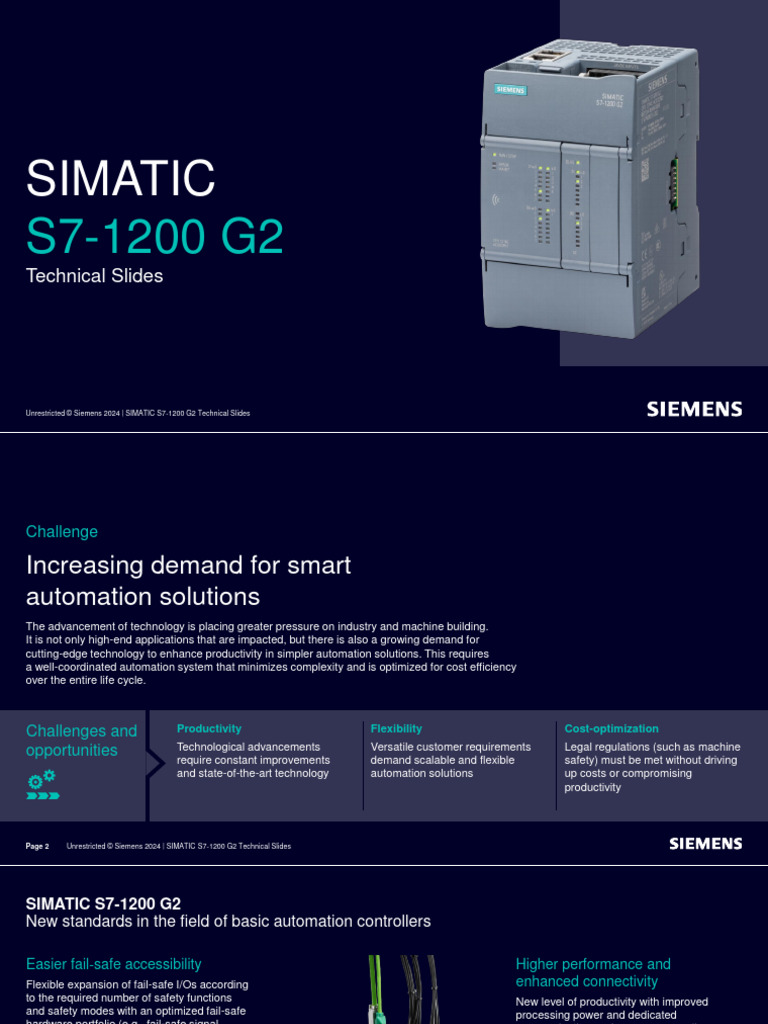 Simatic: Technical Slides | PDF | Automation | Central Processing Unit