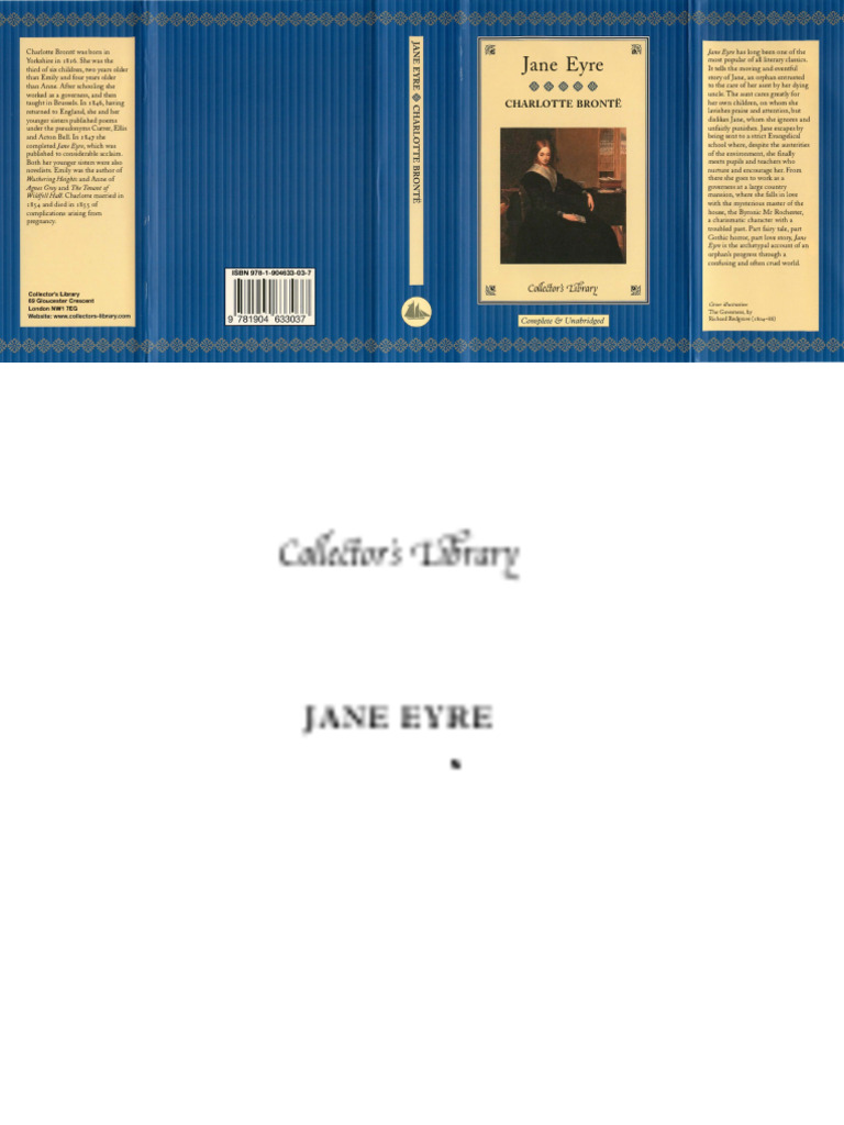 Charlotte Brontë - Jane Eyre (Collector's Library) - Collector's ...