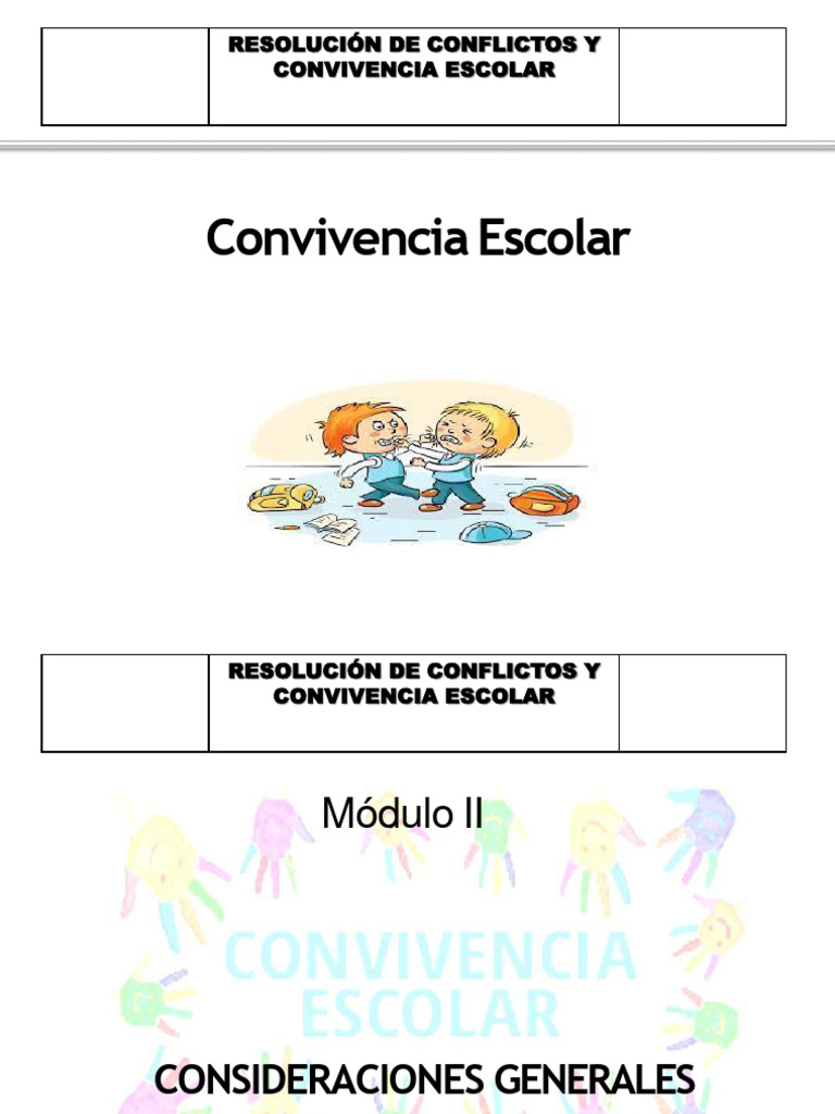 Convivencia Mo Dulo II | PDF | Psicología Social | Conceptos psicologicos