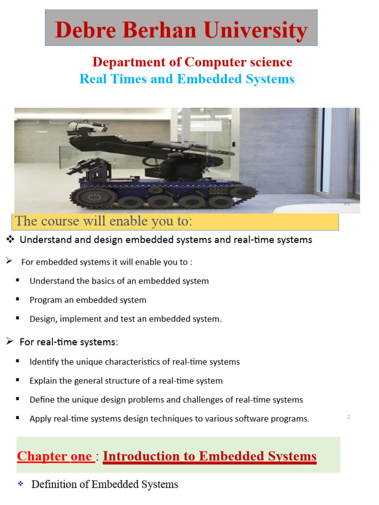 Chapter One | Download Free PDF | Embedded System | Microcontroller