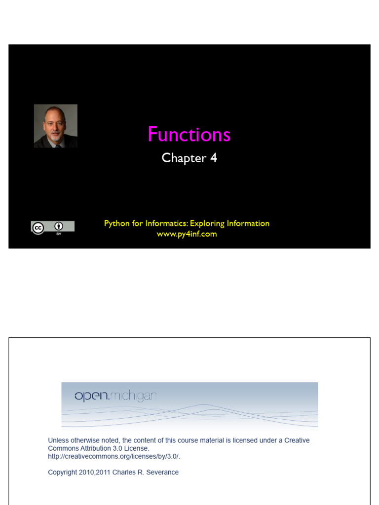 Py4Inf-04-Functions | PDF | Parameter (Computer Programming) | Computing