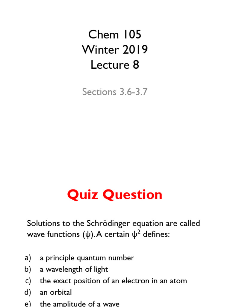 Orbitals | PDF | Atomic Orbital | Electron Configuration