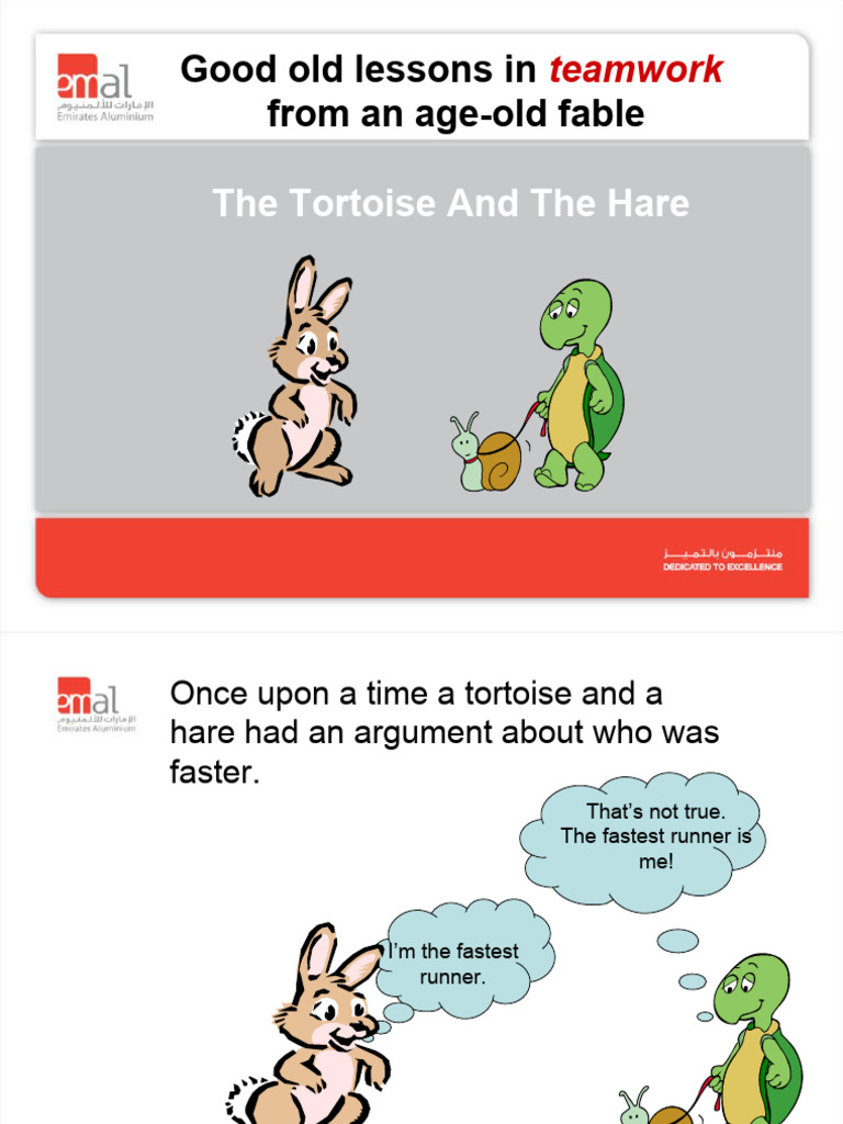 Teamwork Lessons from The Tortoise and Hare | PDF