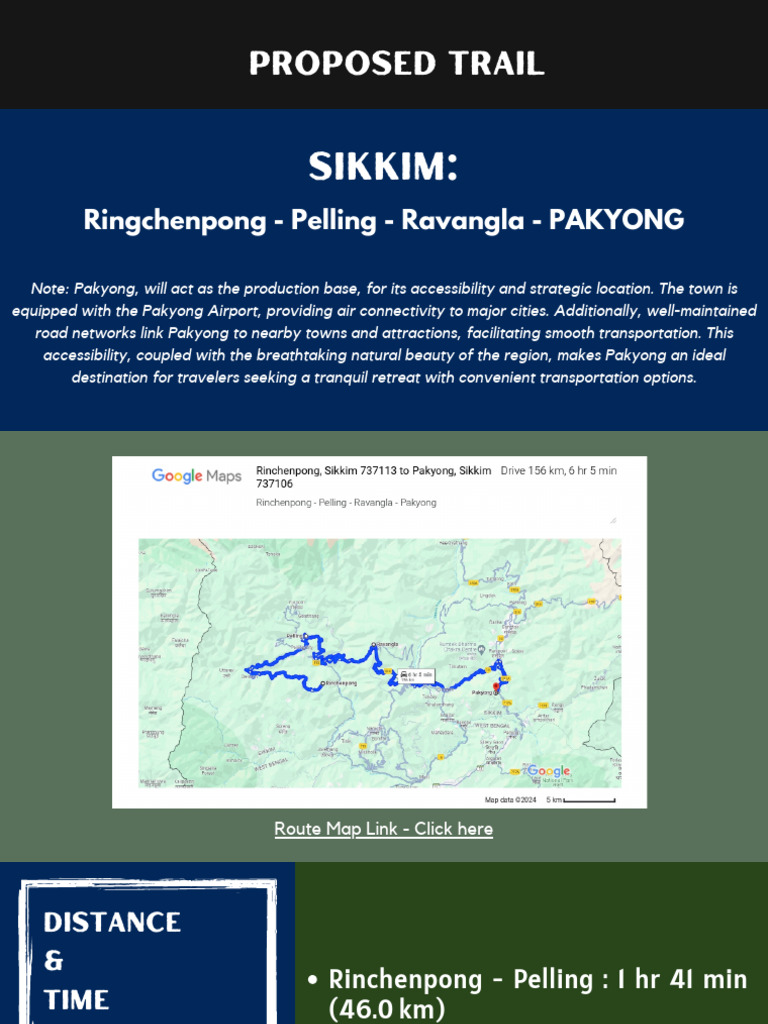 Sikkim Routes | PDF | Transport | Land Transport