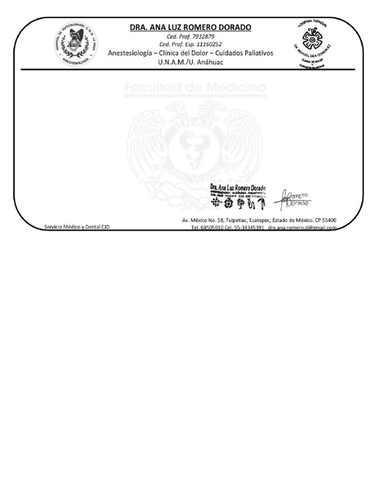 Receta Con Sello y Firma | PDF