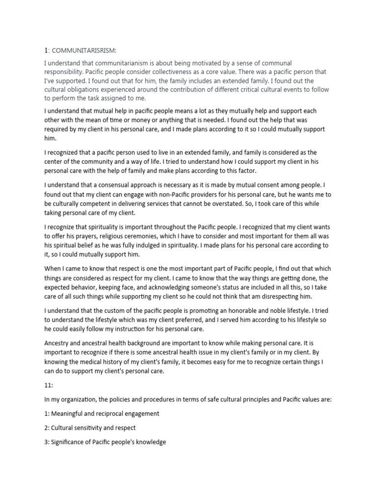 Pacific Values | PDF | Family | Medical Ethics