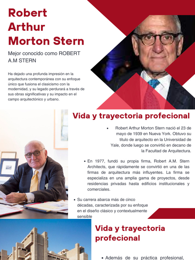 Presentación de Robert Stern | PDF