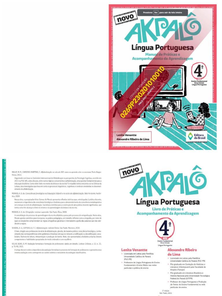 Livro Do Professor (Língua Portuguesa) 4º Ano | PDF