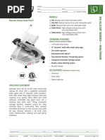 Deli Slicer Thickness Settings Guide | PDF | Delicatessen | Restaurant ...