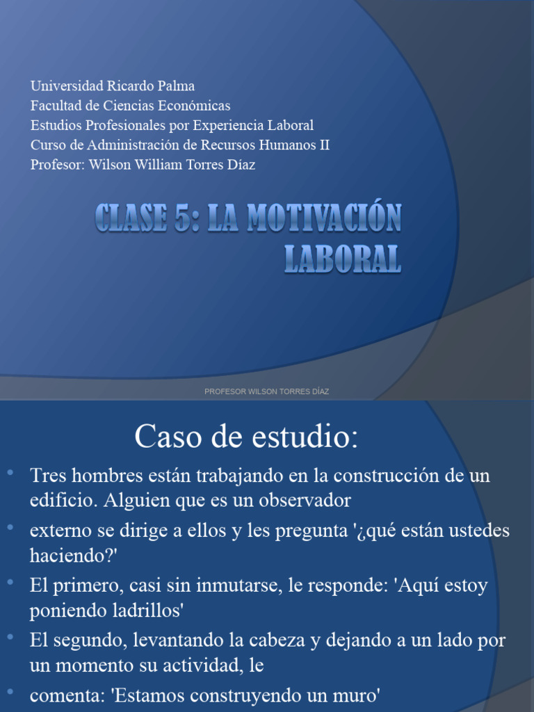 Clase 6 La Motivacion Arh 2 | PDF | Motivación | Motivacional